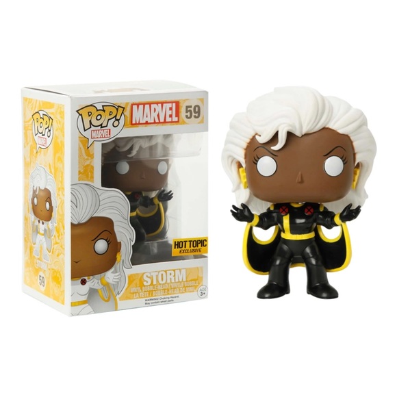 Funko | Other | Funko Pop Marvel Xmen Black Suit Storm 59 Exclusive ...